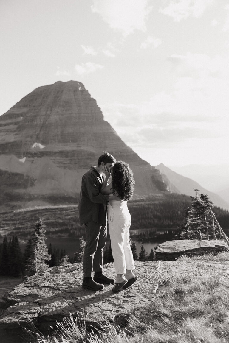 Unexpected Couples Adventure Turned Engagement Session in Glacier ...