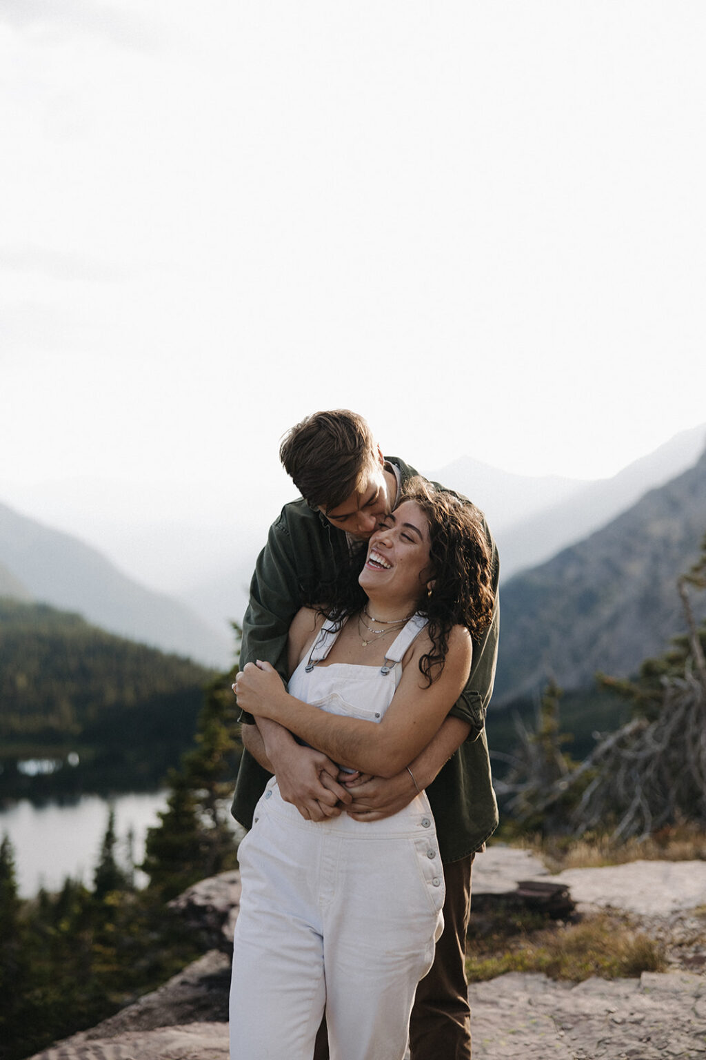 Unexpected Couples Adventure Turned Engagement Session in Glacier ...