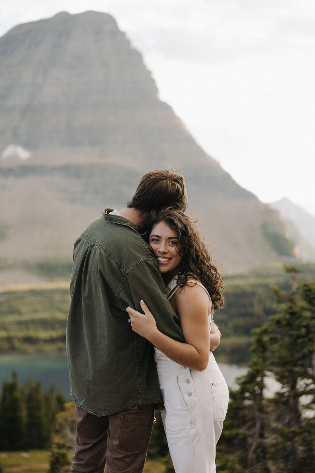 Unexpected Couples Adventure Turned Engagement Session in Glacier ...