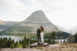 Unexpected Couples Adventure Turned Engagement Session in Glacier ...