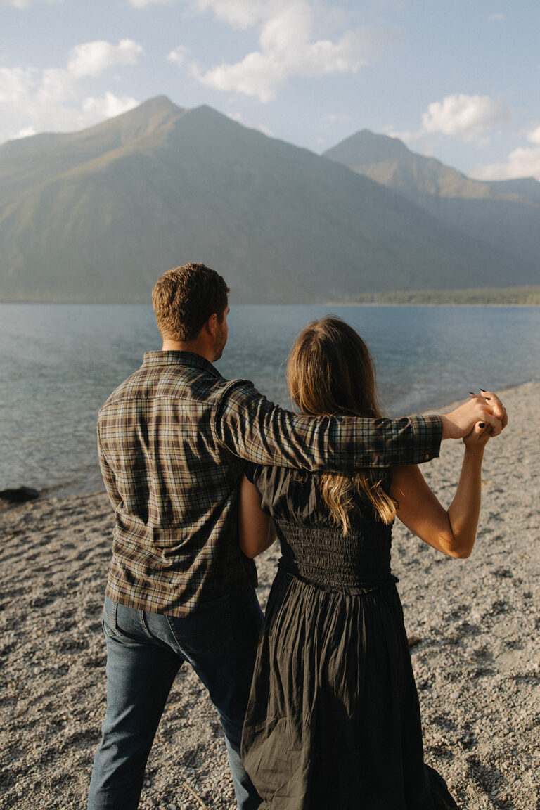 Lake McDonald Anniversary Session with Olivia & Britt - katelynmacmillan.com